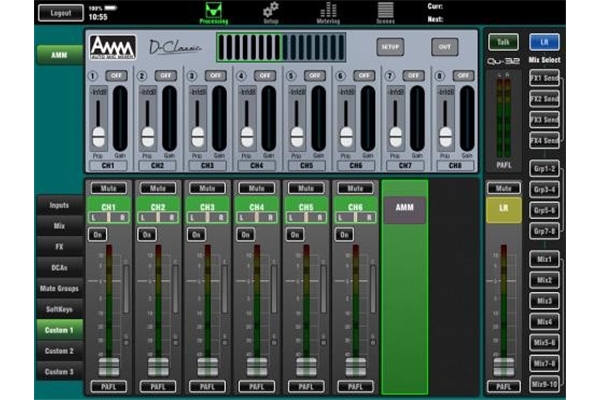 Allen & Heath: funzioni Qu-Pad